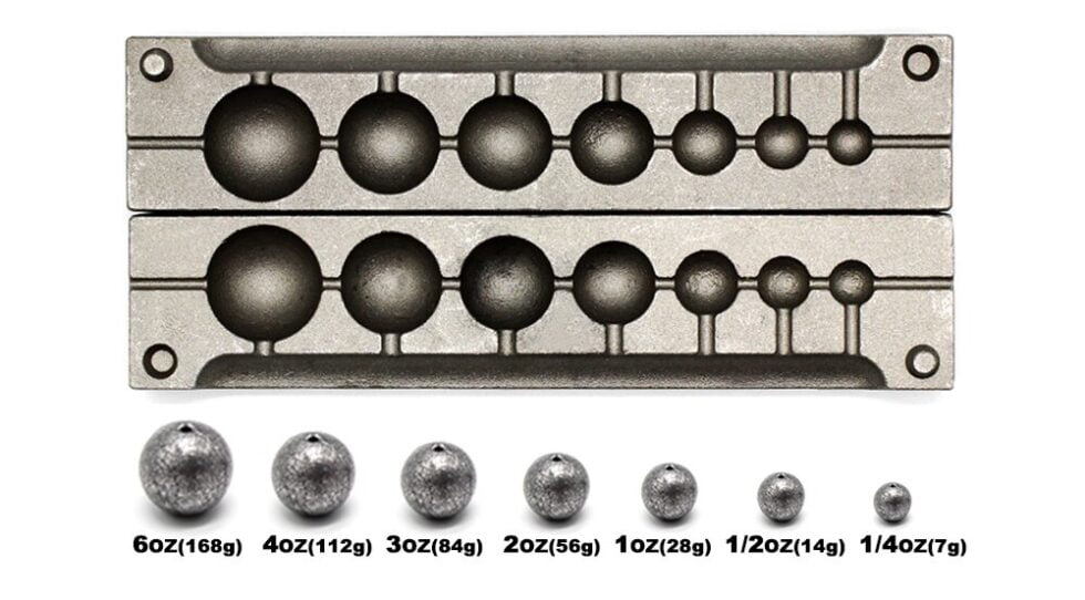 Fishing Sinker Mould - Ball Sinker Combo | Adventure Primal